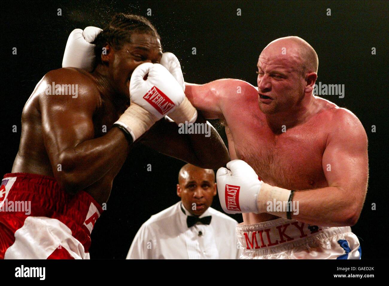 Boxing - Heavyweight Bout - Audley Harrison v Dominic Negus Stock Photo ...