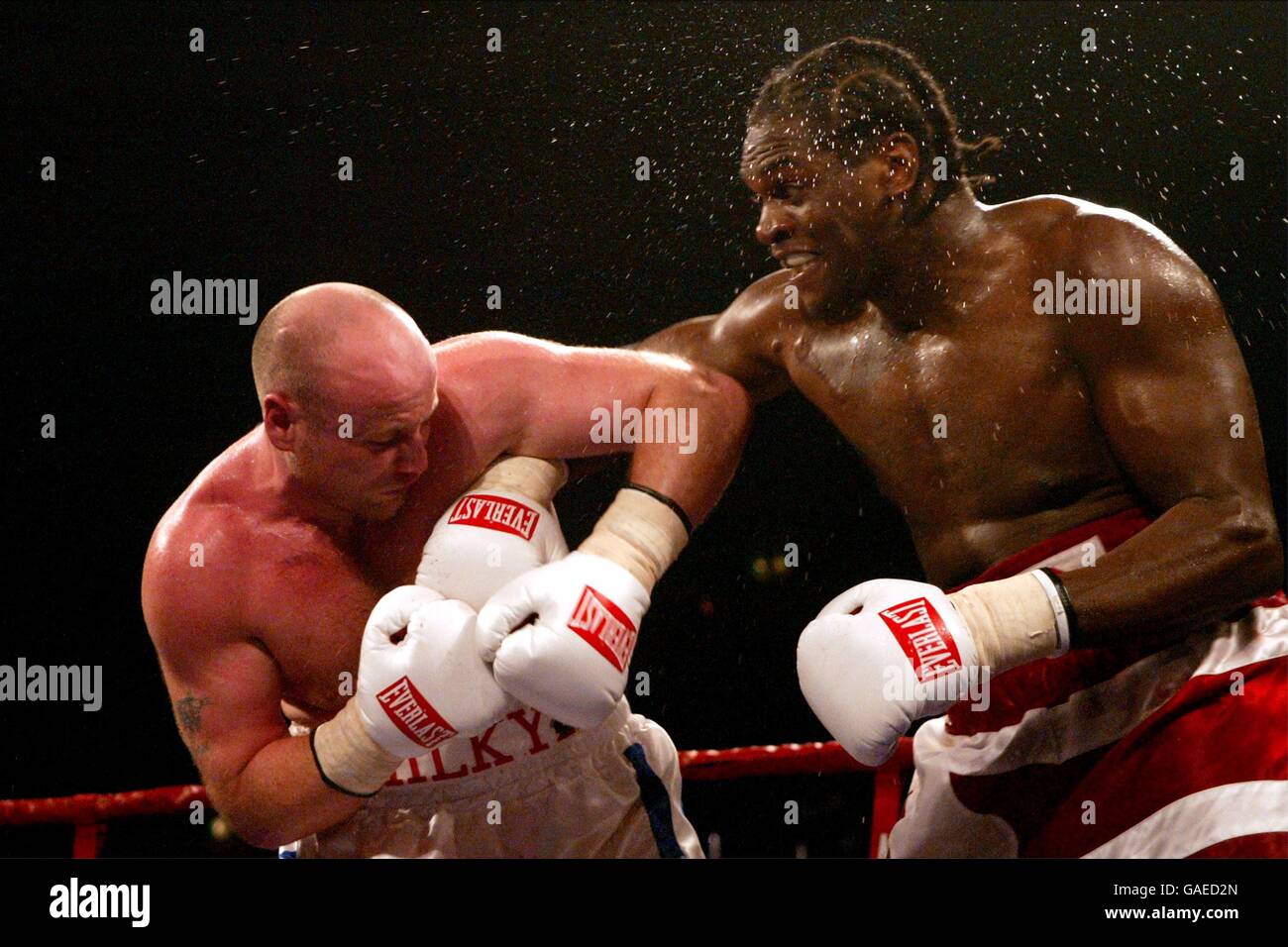 Boxing - Heavyweight Bout - Audley Harrison v Dominic Negus Stock Photo ...
