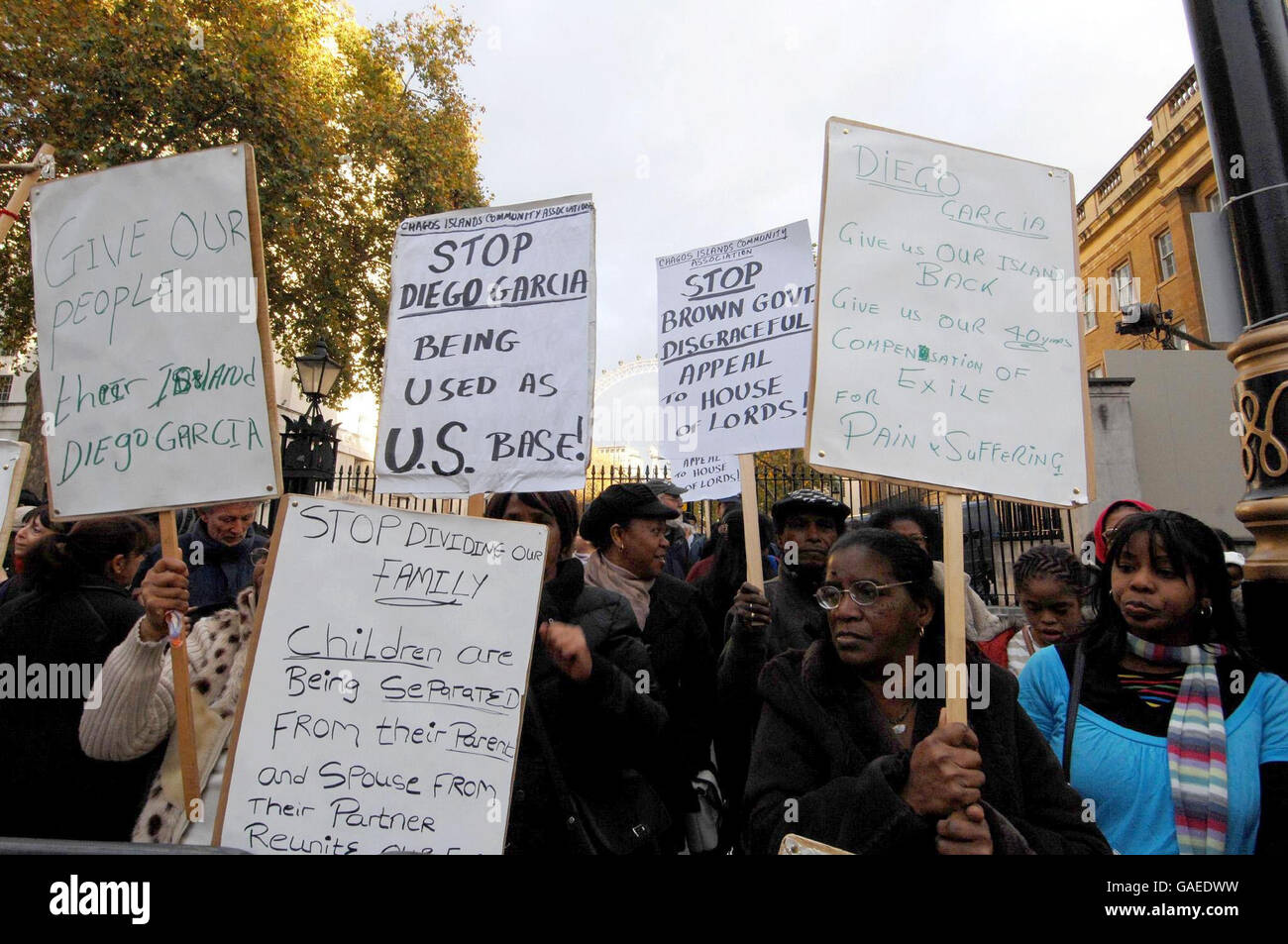 Chagos, protest, london hi-res stock photography and images - Alamy