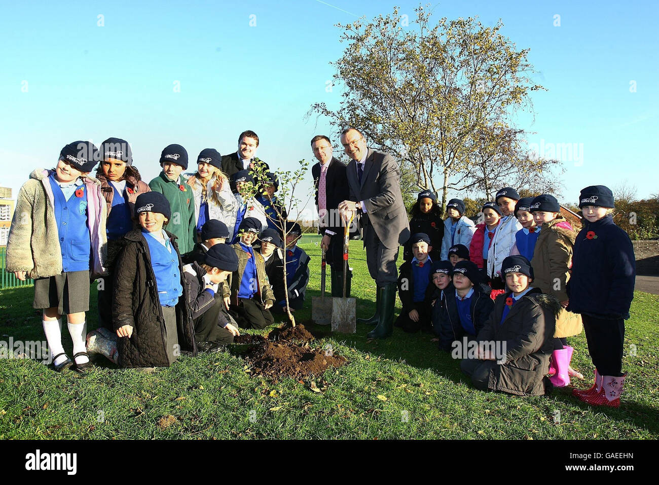 Tim Pearson CEO of RM Computers, left, and Sir Terry Leahy CEO of Tesco ...