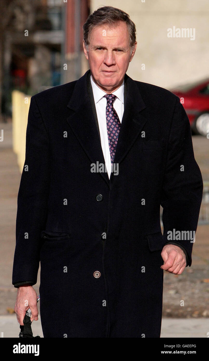 Former cabinet minister jonathan aitken arriving hi-res stock ...