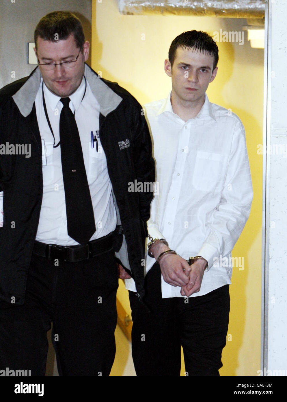 Martin Soutar, 21, is led away from Edinburgh High Court following his ...
