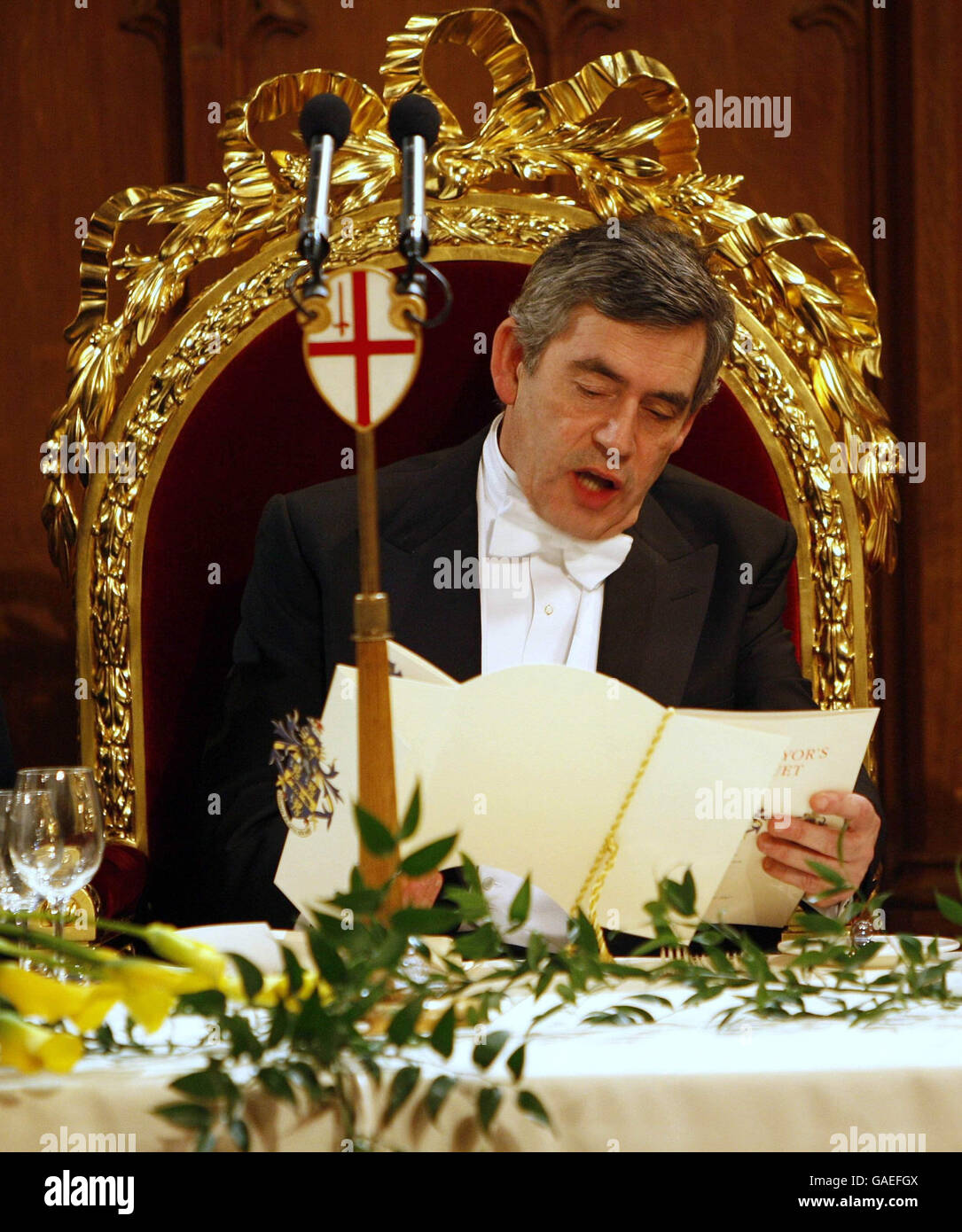 Lord mayors dinner brown hi-res stock photography and images - Alamy