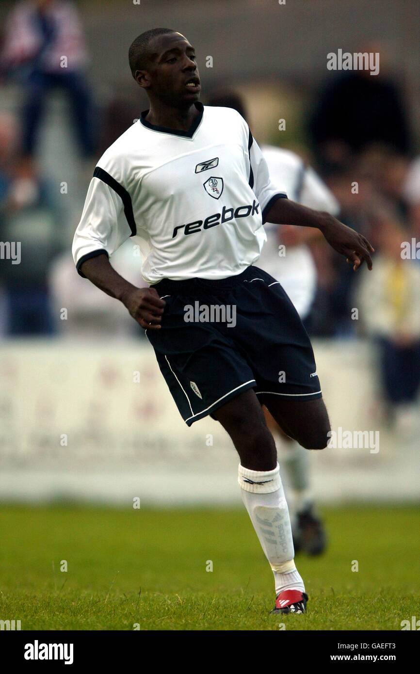Soccer - Friendly - Radcliffe Borough v Bolton Wanderers Stock Photo ...