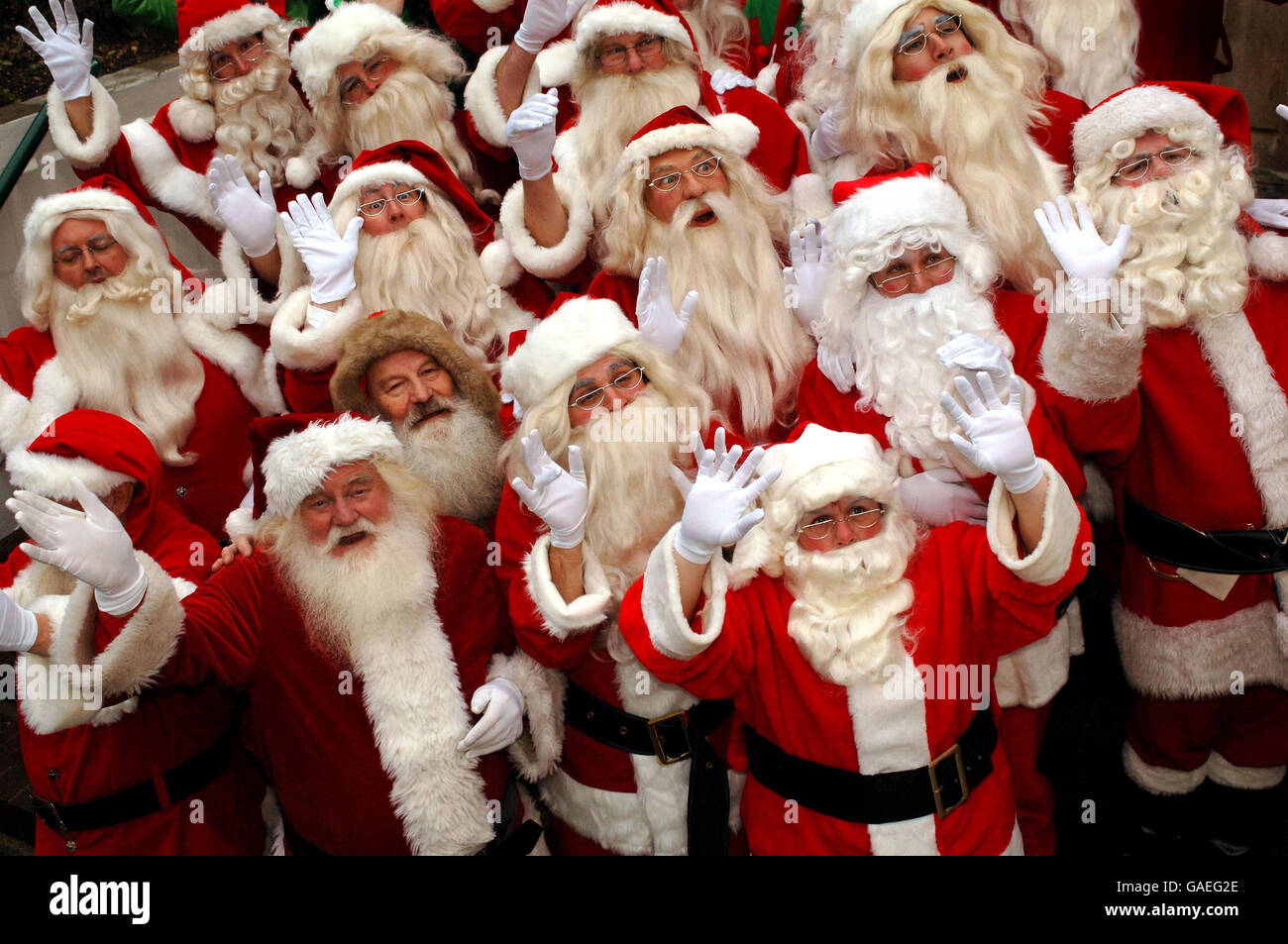 Professional Santa school Stock Photo - Alamy