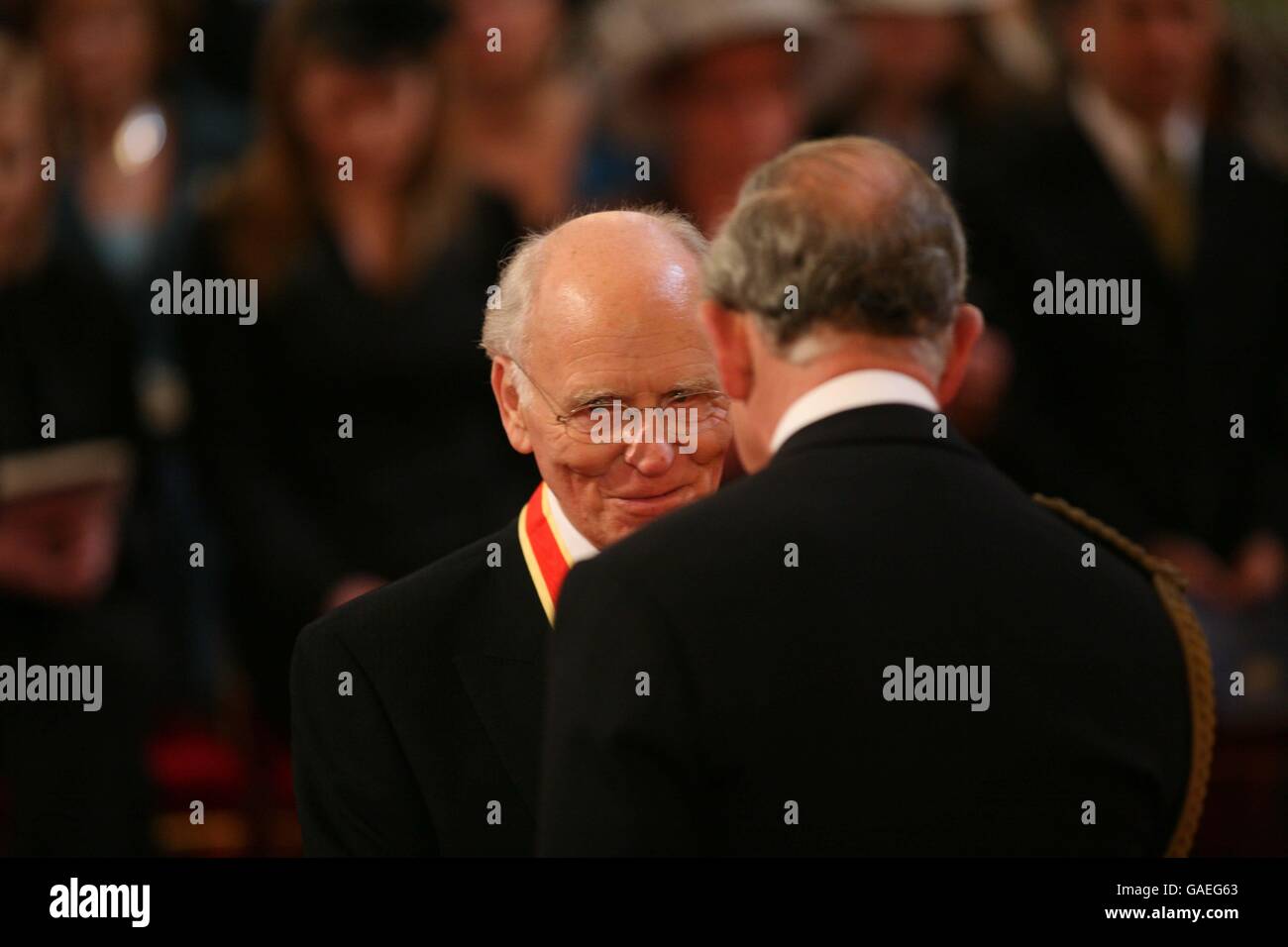 Sir Peter Carr from Corbridge is knighted by The Prince of Wales at ...