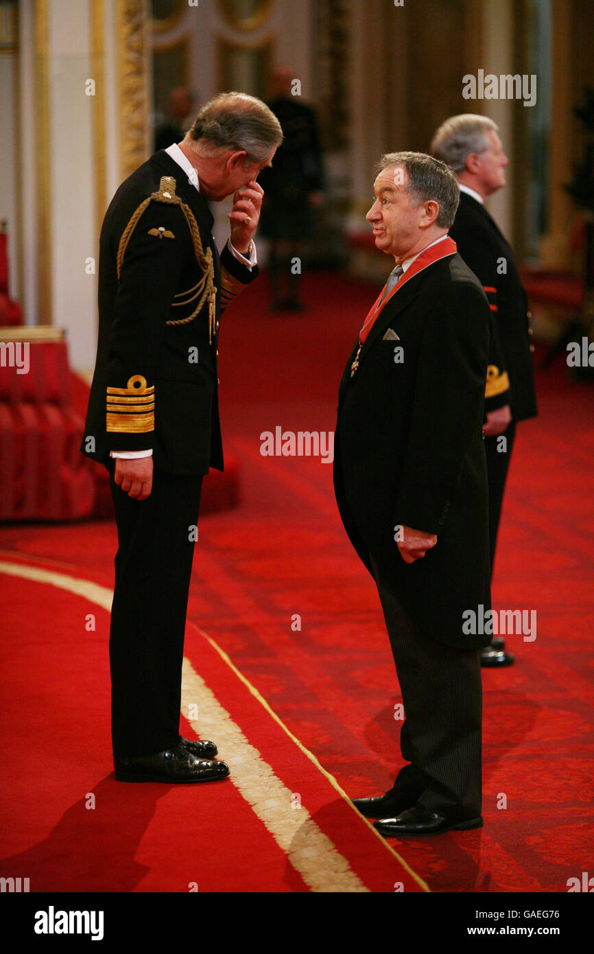 Mr. William Robertson from Elgin is made a CBE by The Prince of Wales ...