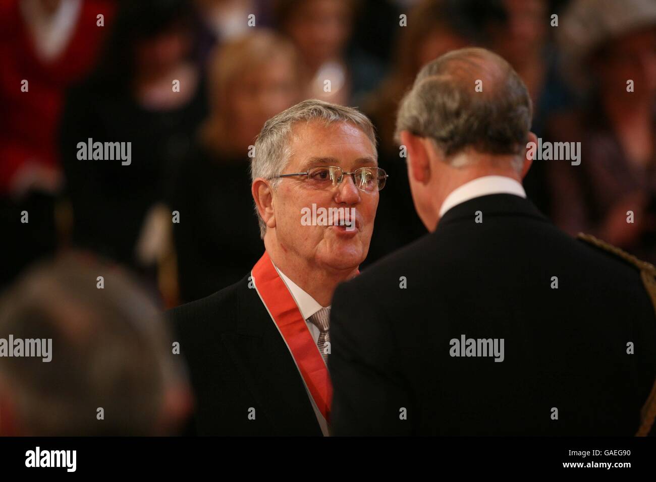 Mr. John Charlton from Birmingham is made a CBE by The Prince of Wales ...