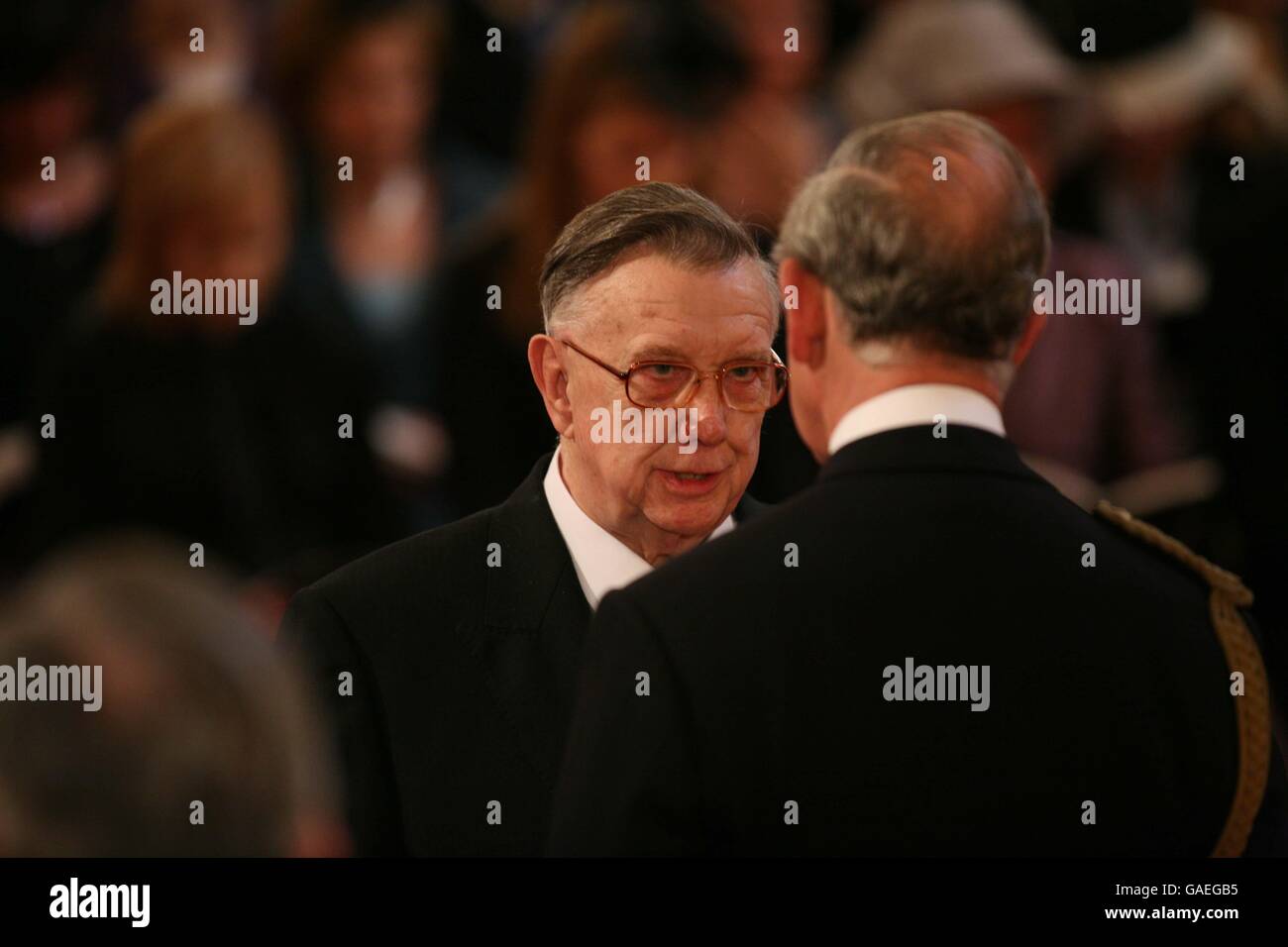 Mr. Alan Fennell from Glossop is made an MBE by The Prince of Wales at ...