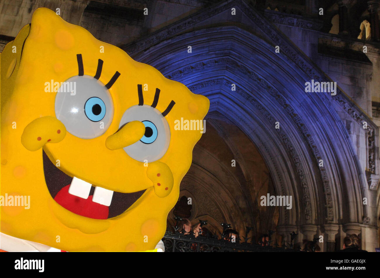 Spongebob Squarepants at The ChildLine 21st birthday ball held at The ...