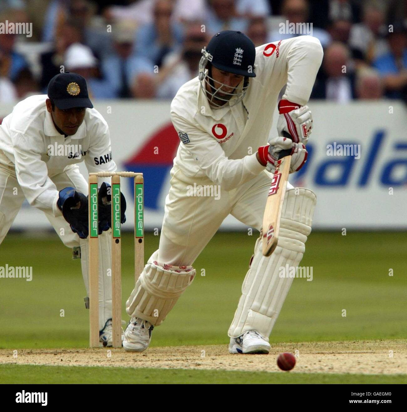 Cricket - England v India - First npower Test - First Day. John Crawley ...