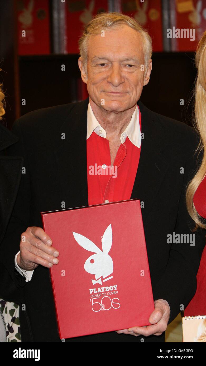 Hugh Hefner Signing - Los Angeles Stock Photo - Alamy