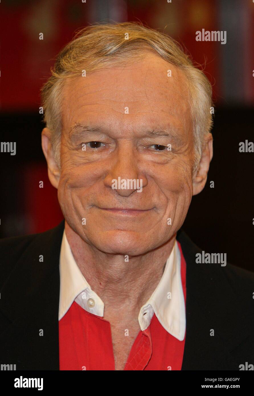 Hugh Hefner Signing - Los Angeles Stock Photo - Alamy