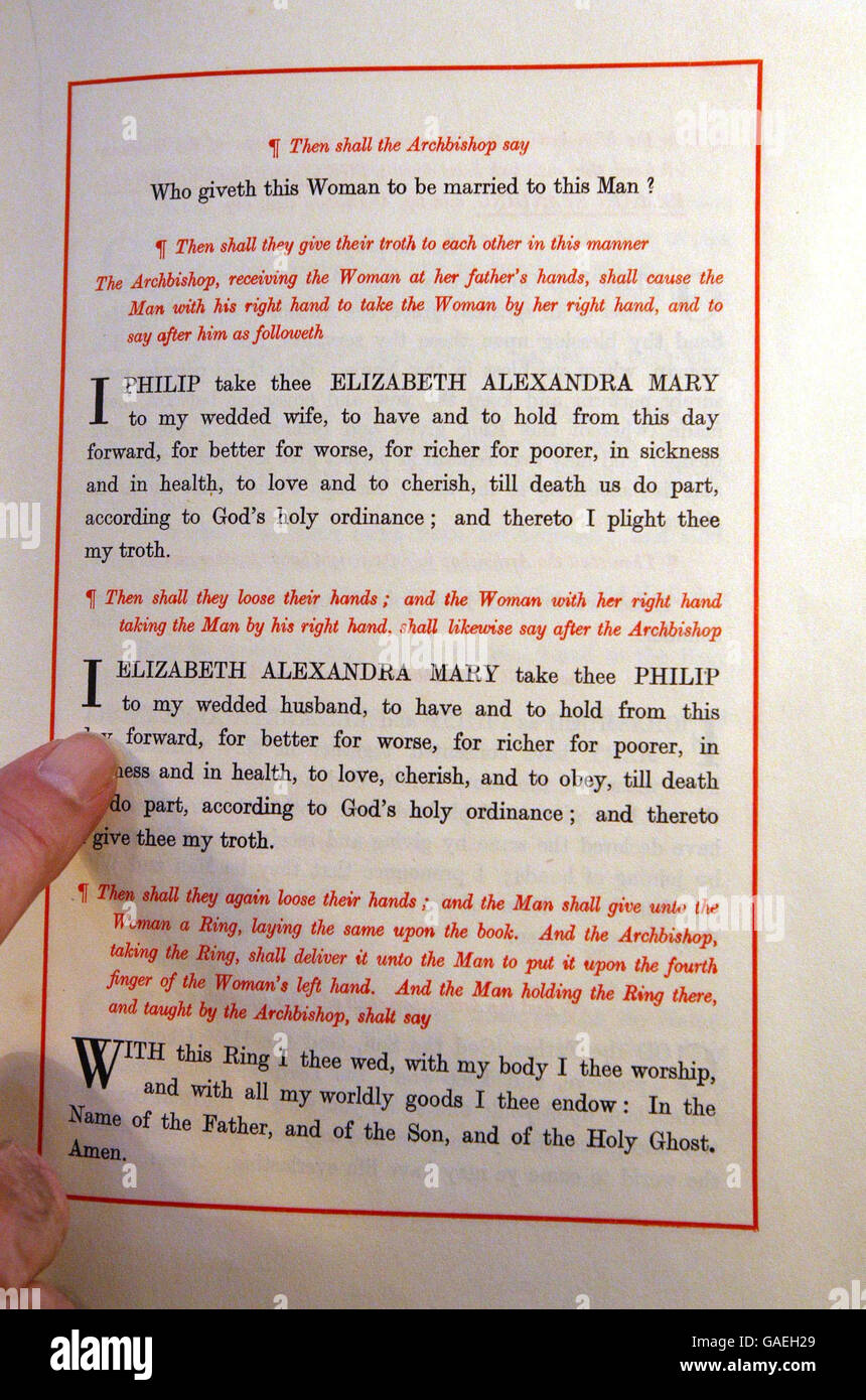 From the wedding of princess elizabeth hi-res stock photography and ...