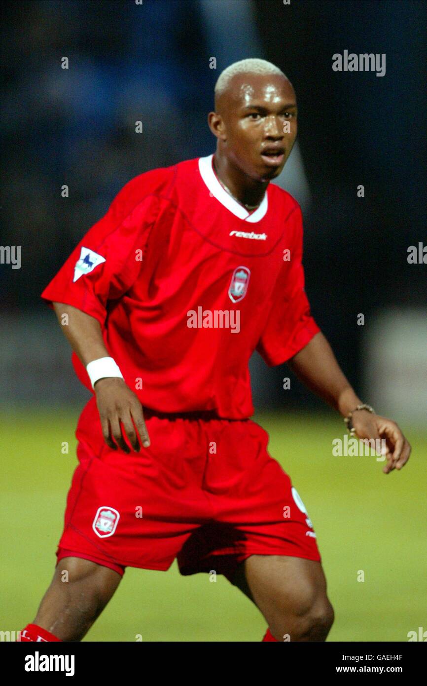 Soccer - Friendly - Le Havre v Liverpool. Liverpool's El Hadji Diouf ...