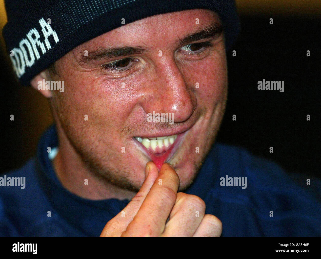 Scotland player barry ferguson press conference cameron house hi-res ...