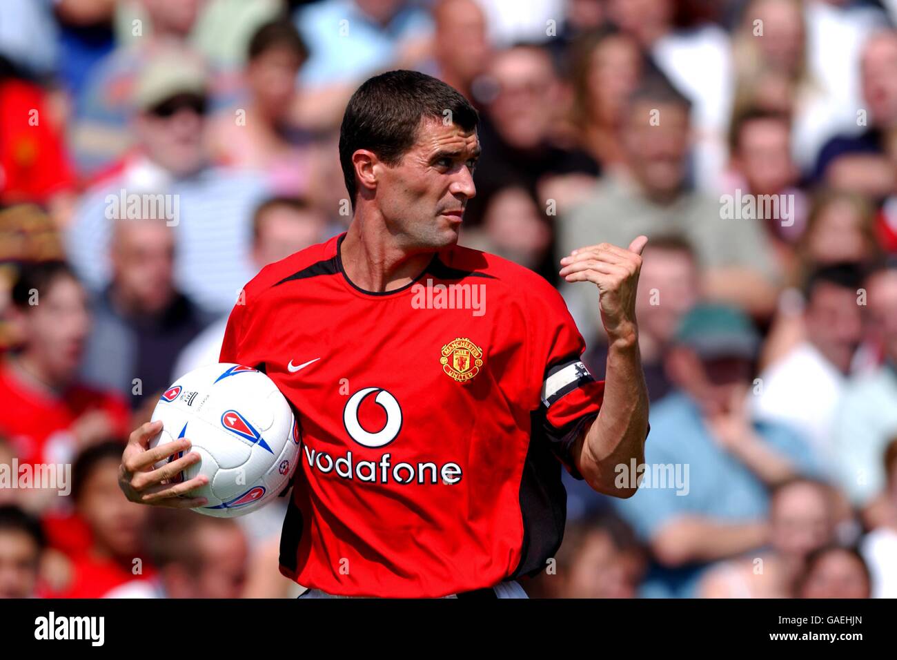Soccer friendly chesterfield v manchester united hi-res stock ...