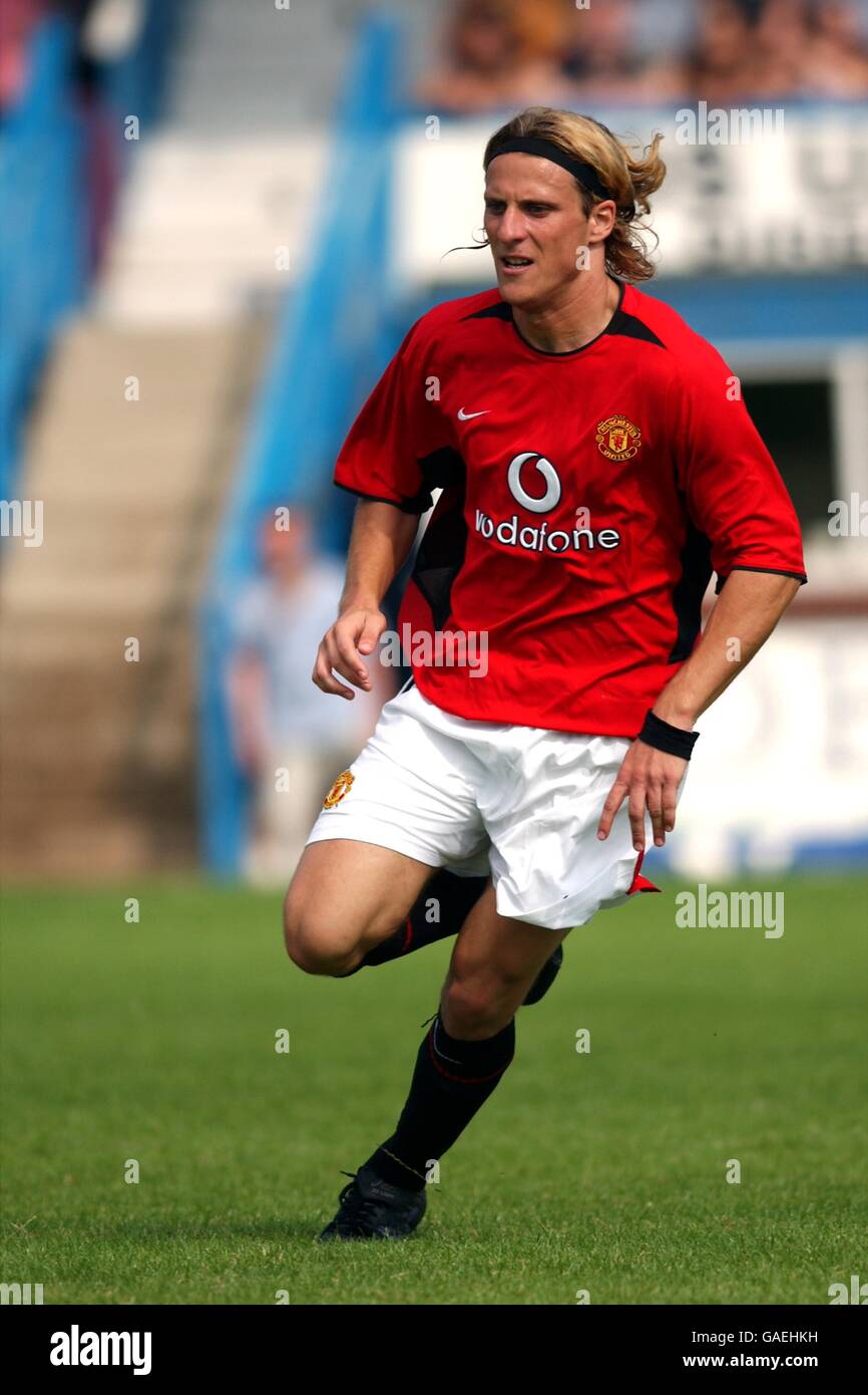 Soccer friendly chesterfield v manchester united hi-res stock ...