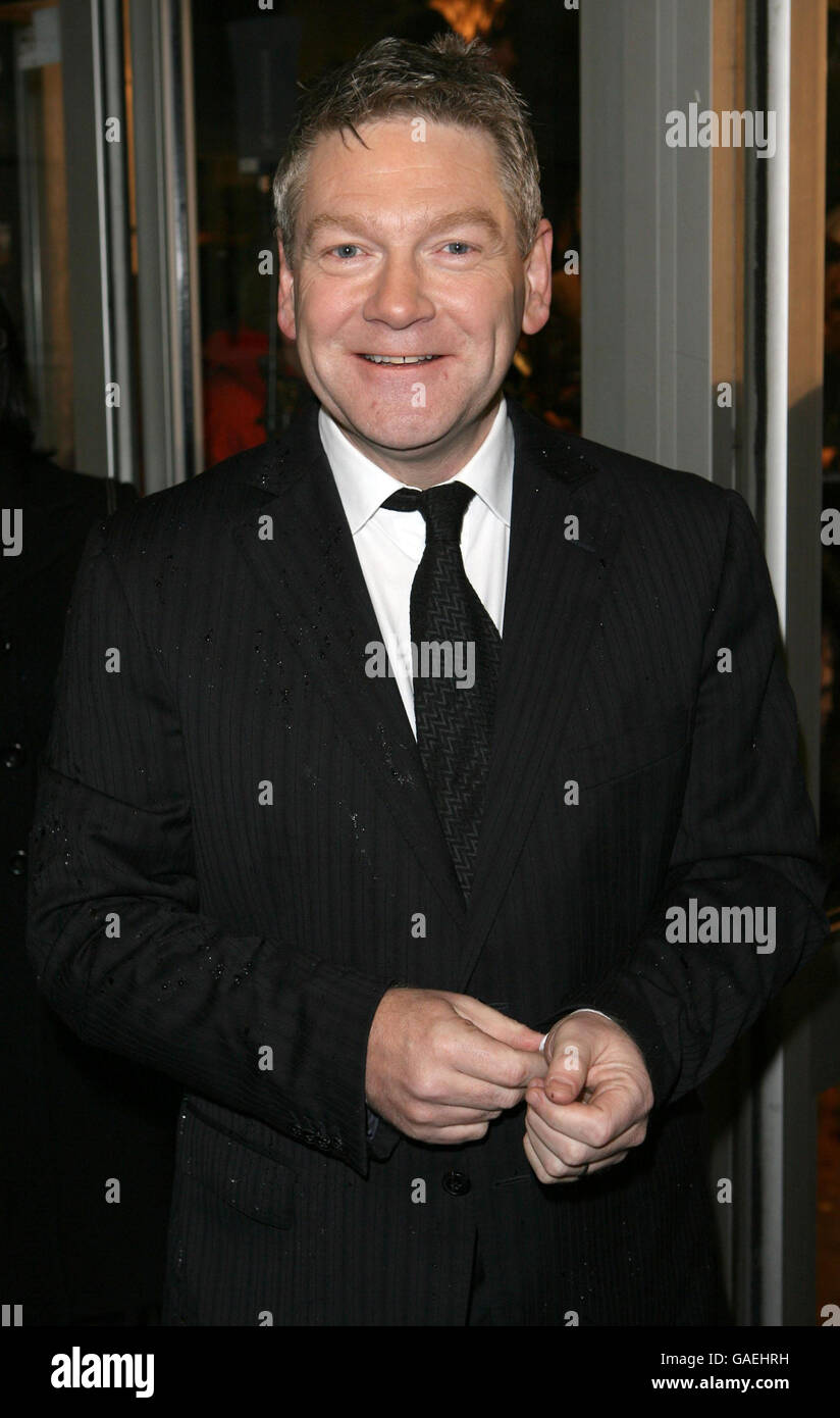 Kenneth Branagh arrives for UK Premiere of Sleuth at the Oden West End ...