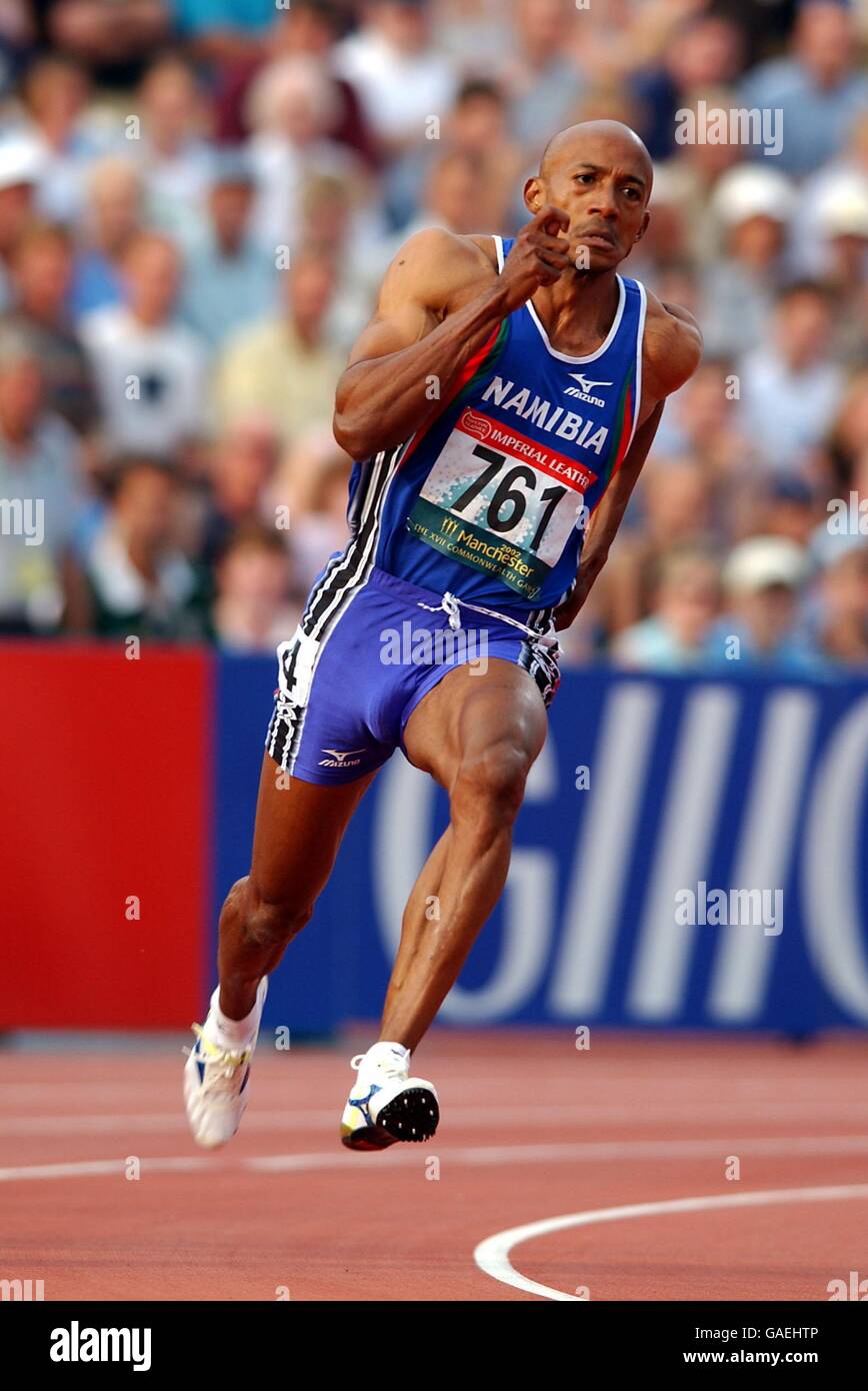 Manchester 2002 - Commonwealth Games - Mens 200m Semi-Final Stock Photo ...