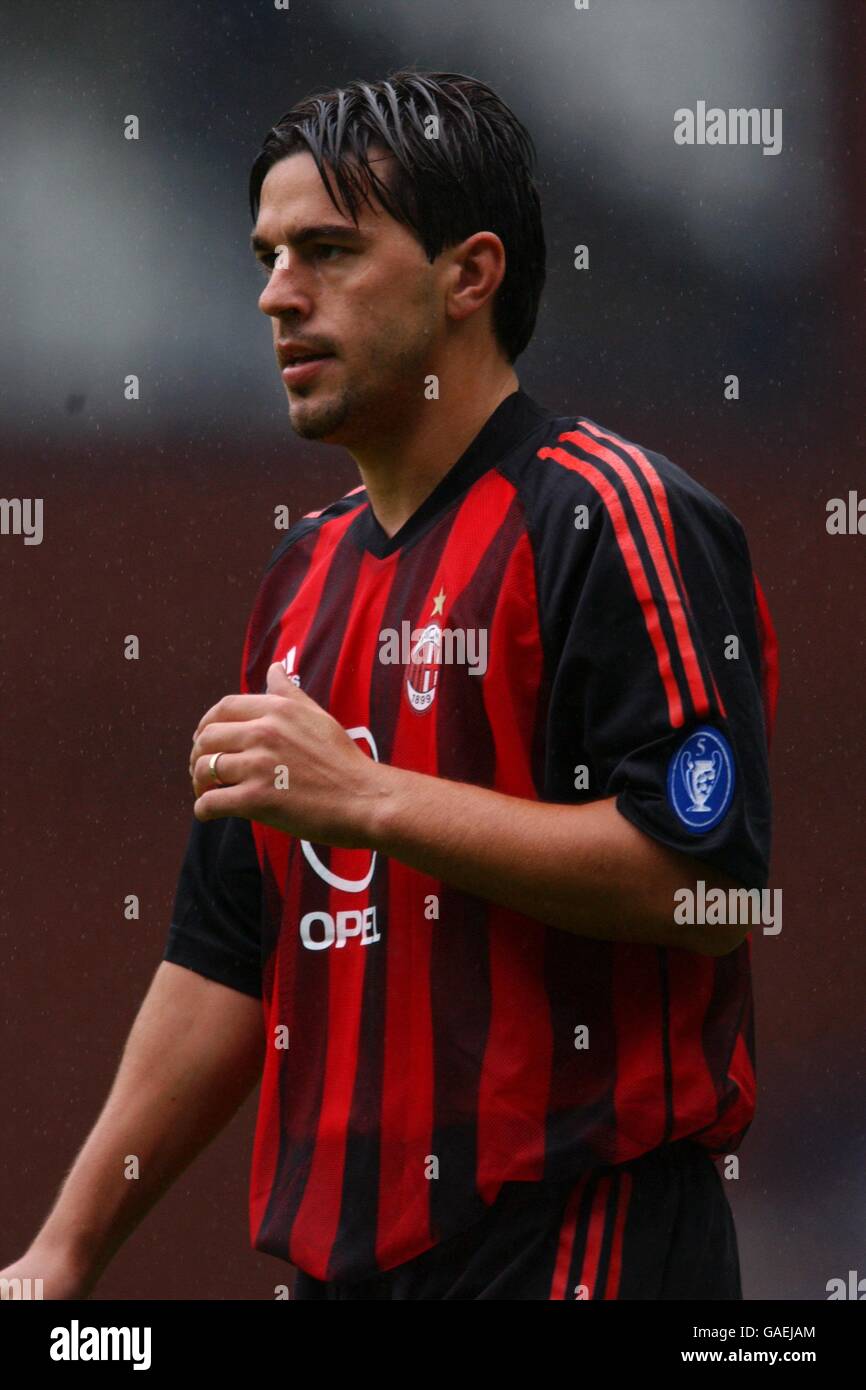 Soccer - Friendly - Rangers v AC MIlan. AC Milan's Cosmin Contra Stock ...