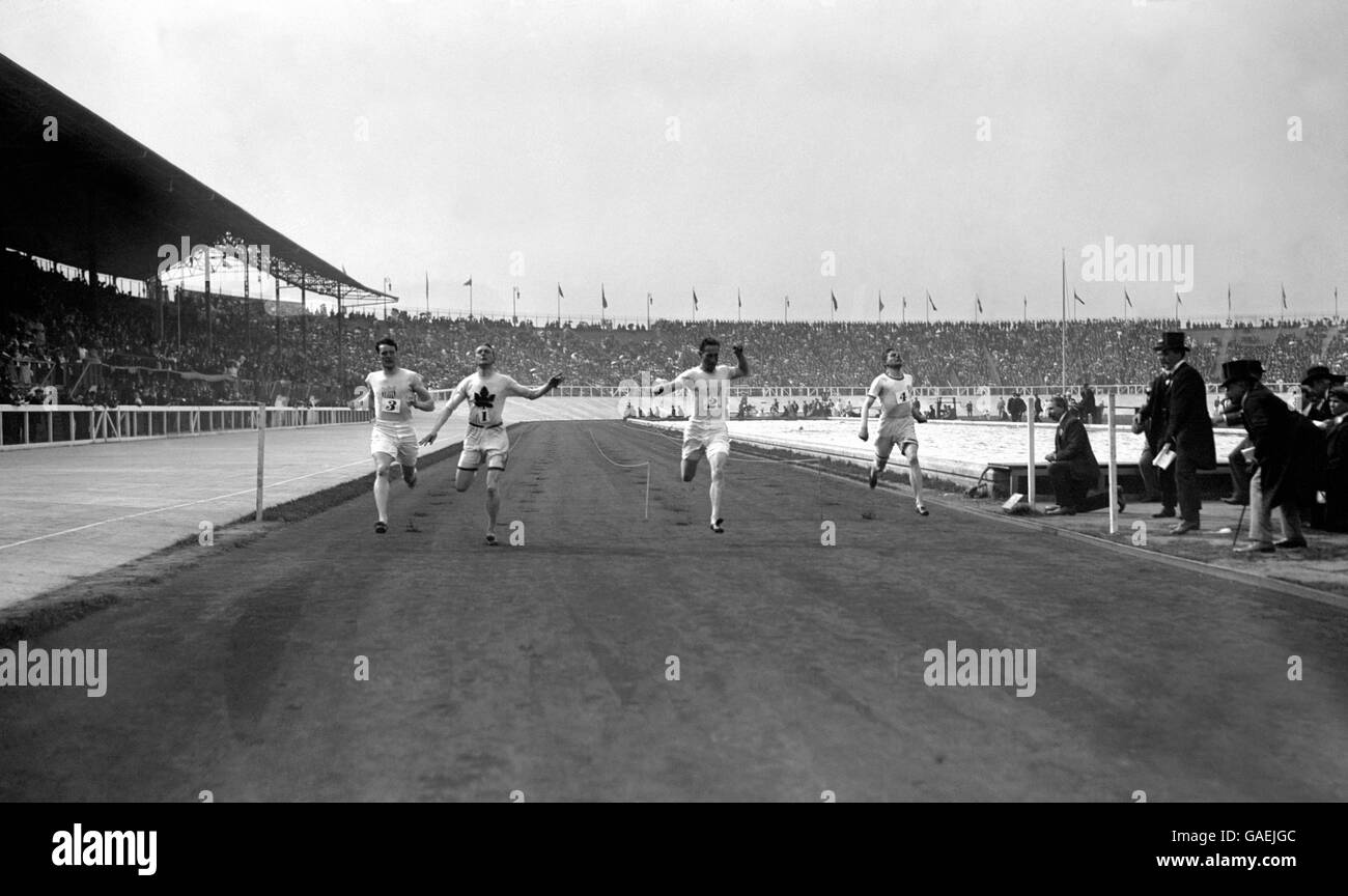 Summer Olympic Games 1908 - Athletics - White City Stadium Stock Photo ...