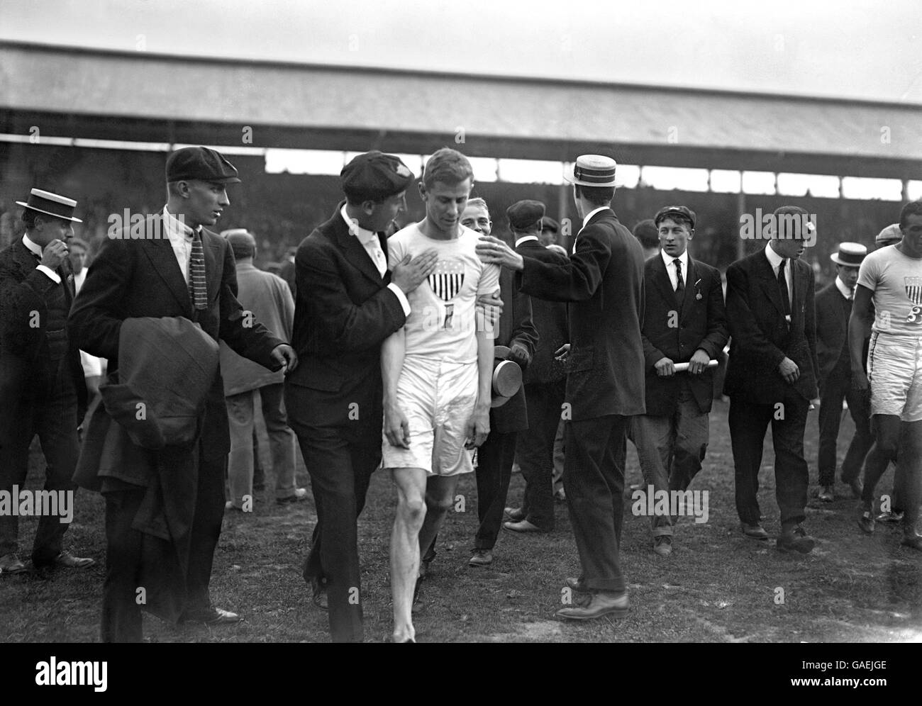 Summer Olympic Games 1908 - Athletics - White City Stadium Stock Photo ...