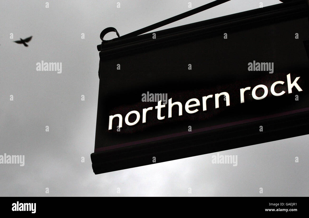 Northern Rock plans 'below value' Stock Photo - Alamy