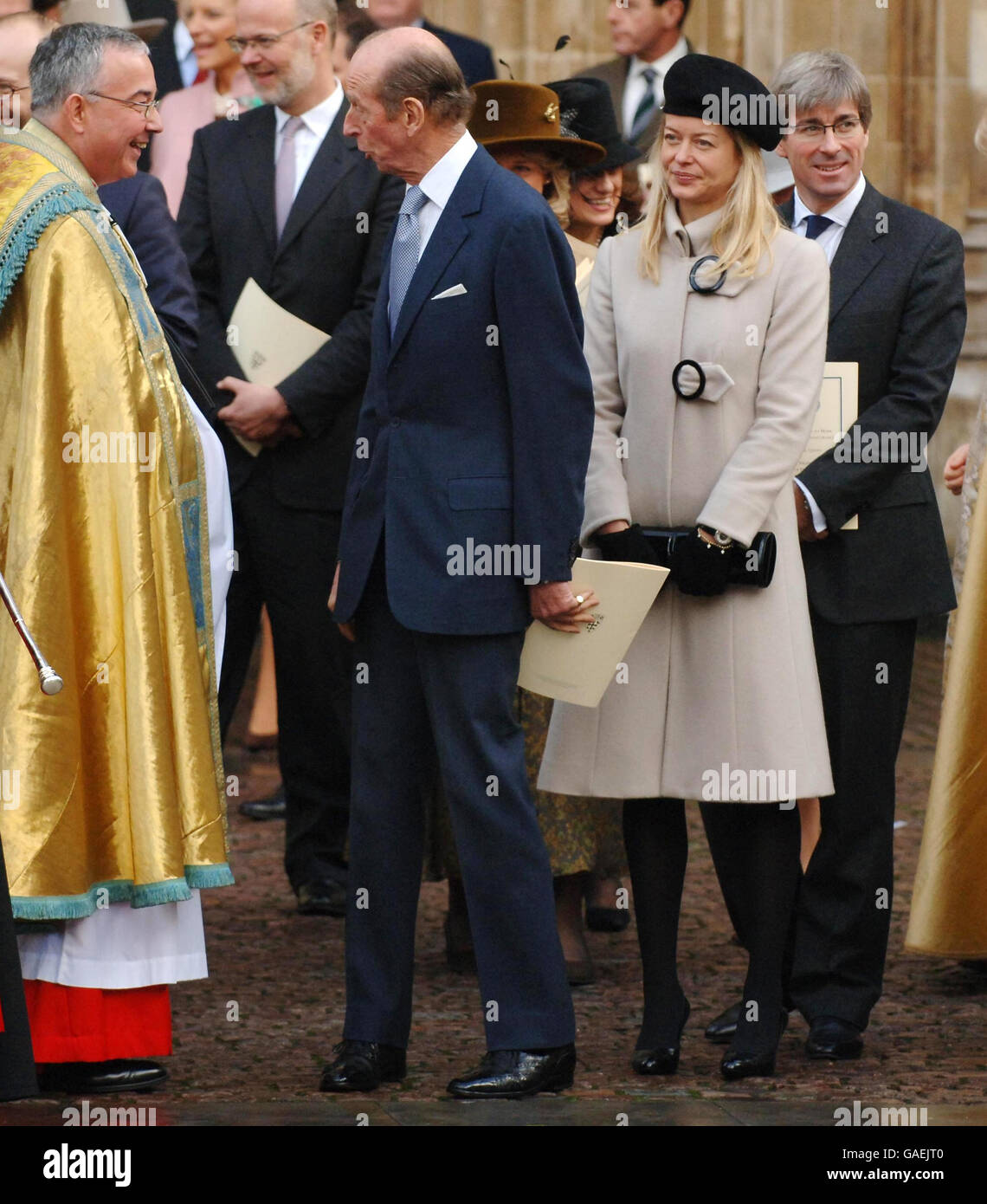 The Duke of Kent, his daughter Lady Helen Windsor and son-in-law Tim ...