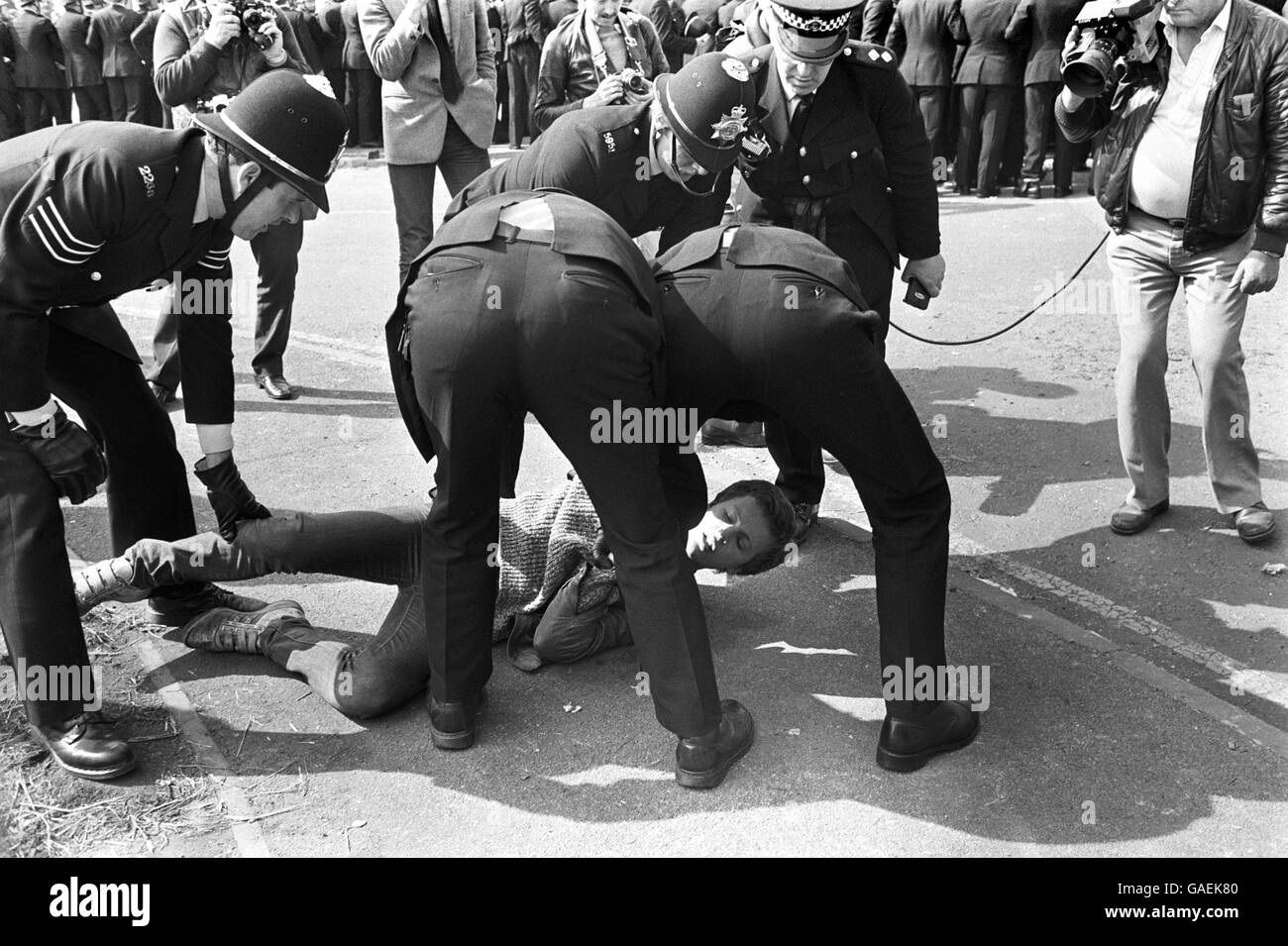 Miners strike 1984 Black and White Stock Photos & Images - Alamy
