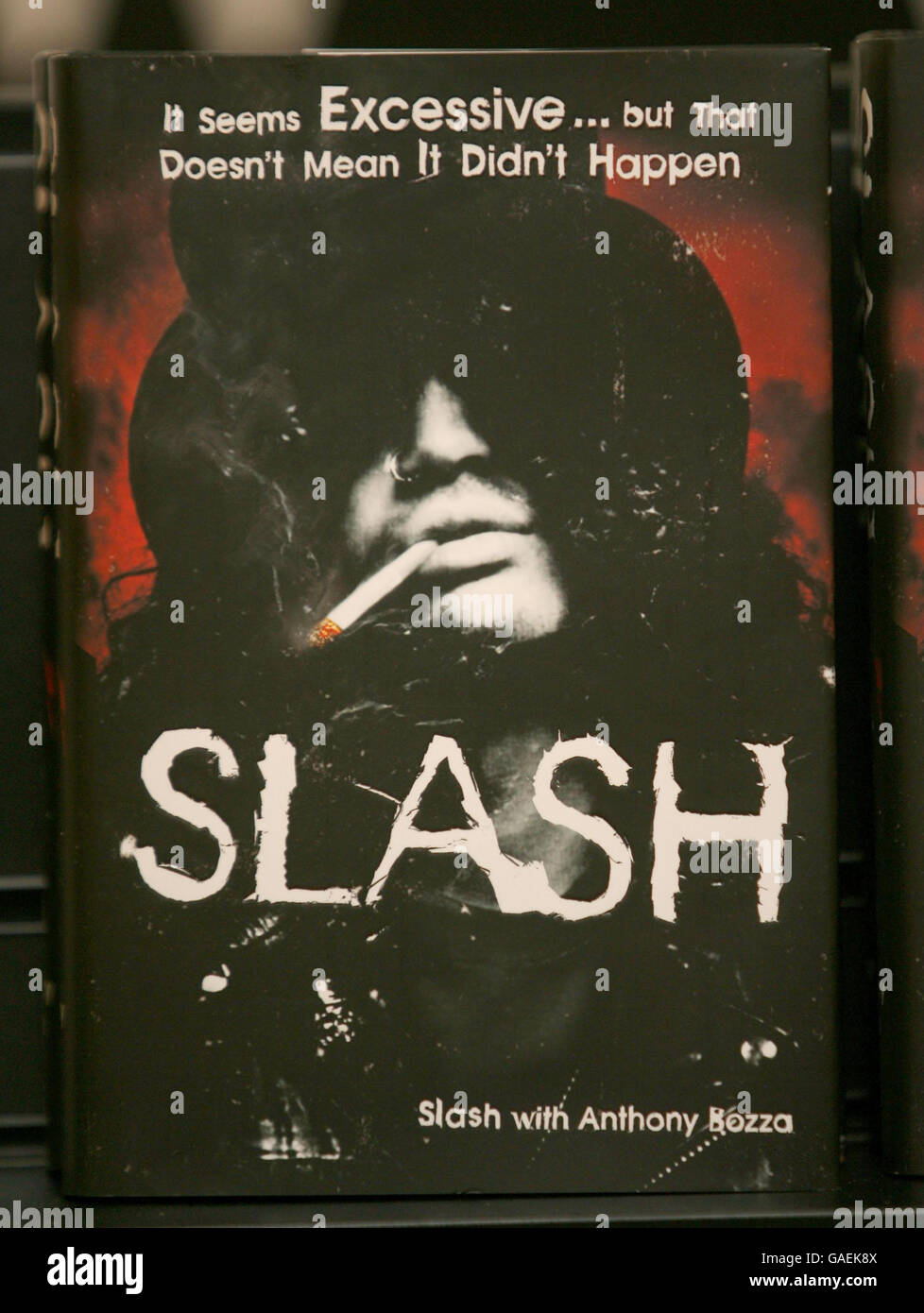 Slash Signs Copies Of His New Autobiography - London Stock Photo - Alamy
