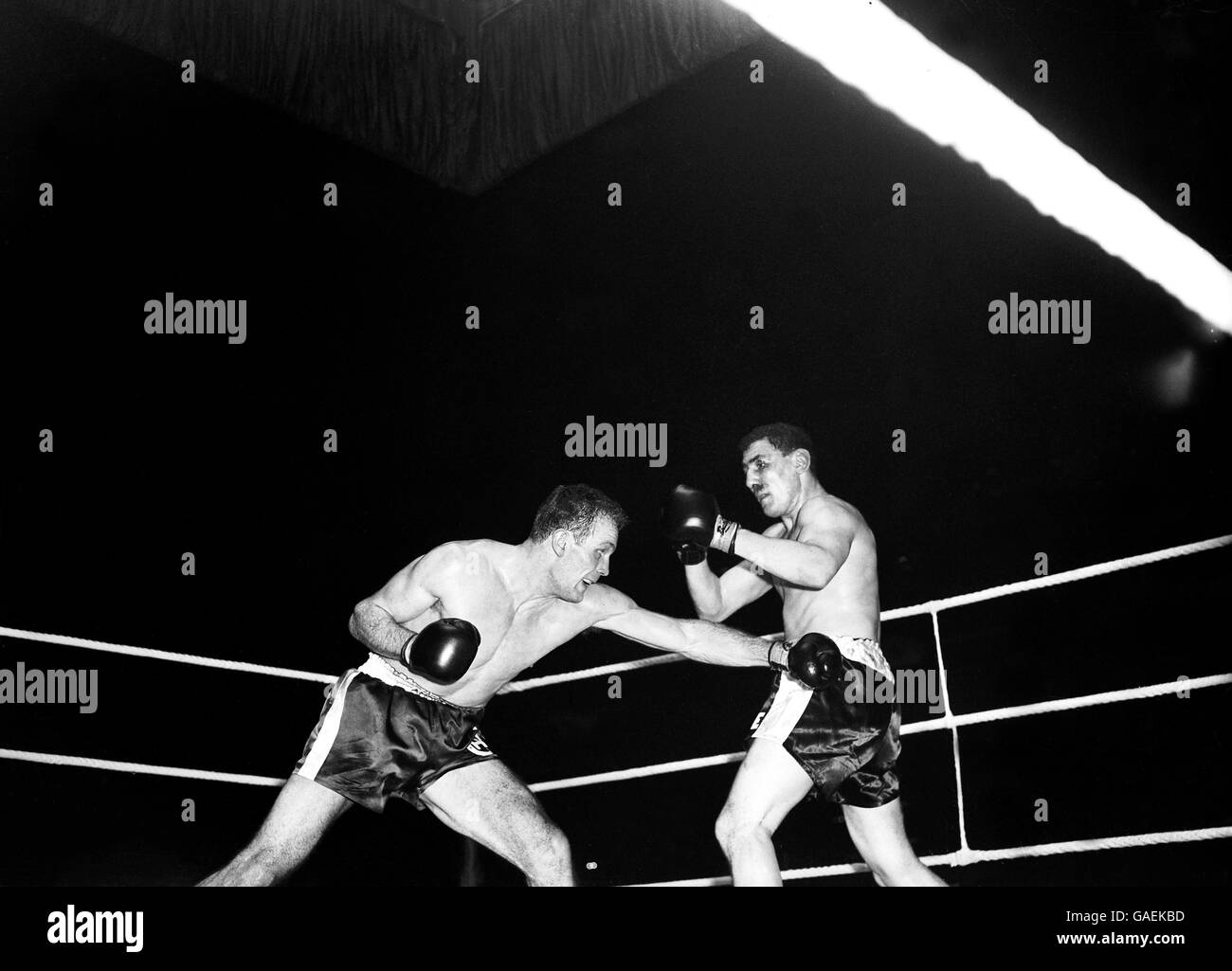British Boxing Championship Black and White Stock Photos & Images - Alamy