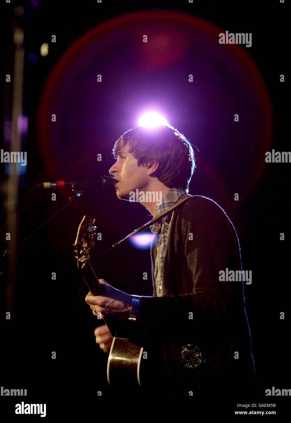 Athlete performing on stage at the Union Chapel in Islington, north ...