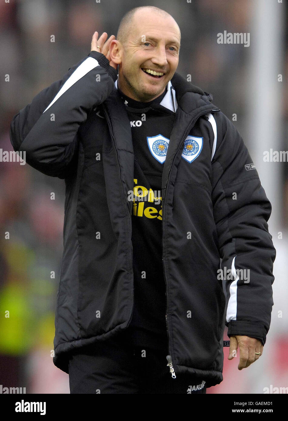 New Leicester City manager Ian Holloway during the Coca-Cola Football ...