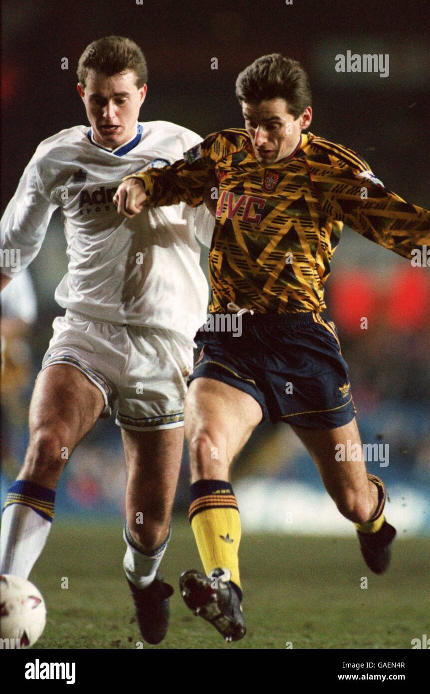 DAVID WETHERALL, LEEDS UNITED. ALAN SMITH, ARSENAL Stock Photo - Alamy