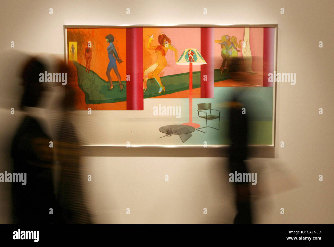 Goes on display press launch exhibition allen jones seventy hi-res ...