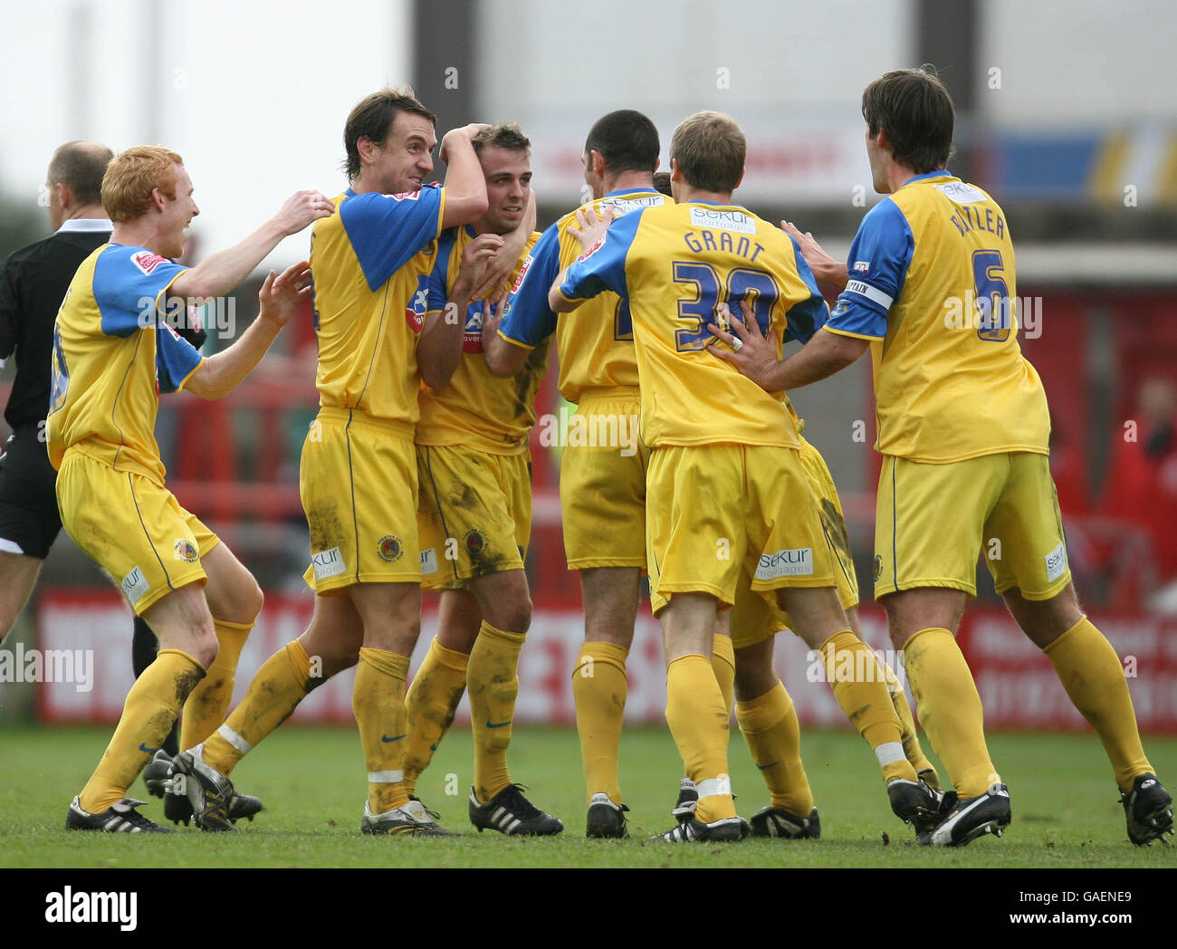 The wrexham team celebrates hi-res stock photography and images - Alamy