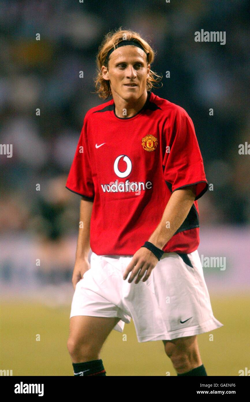 Manchester uniteds diego forlan during the game against ajax hi-res ...