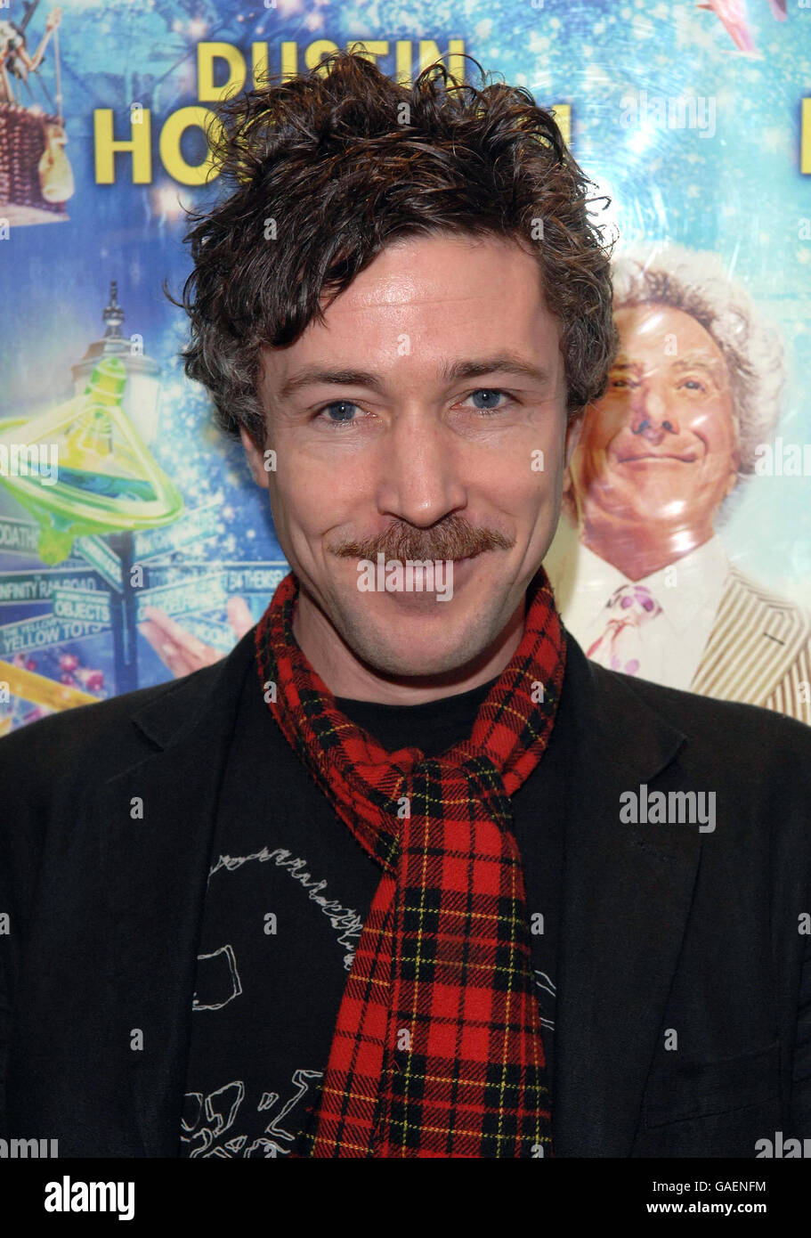 Aidan Gillen arriving for the UK film premiere of Mr Magorium's Wonder ...