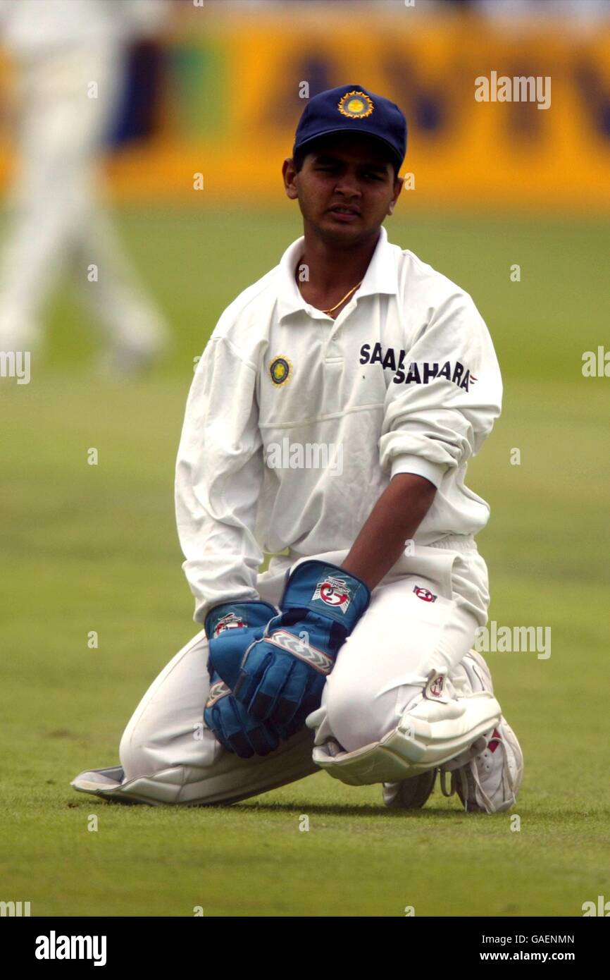 India's seventeen year old wicket keeper Parthev Patel Stock Photo - Alamy