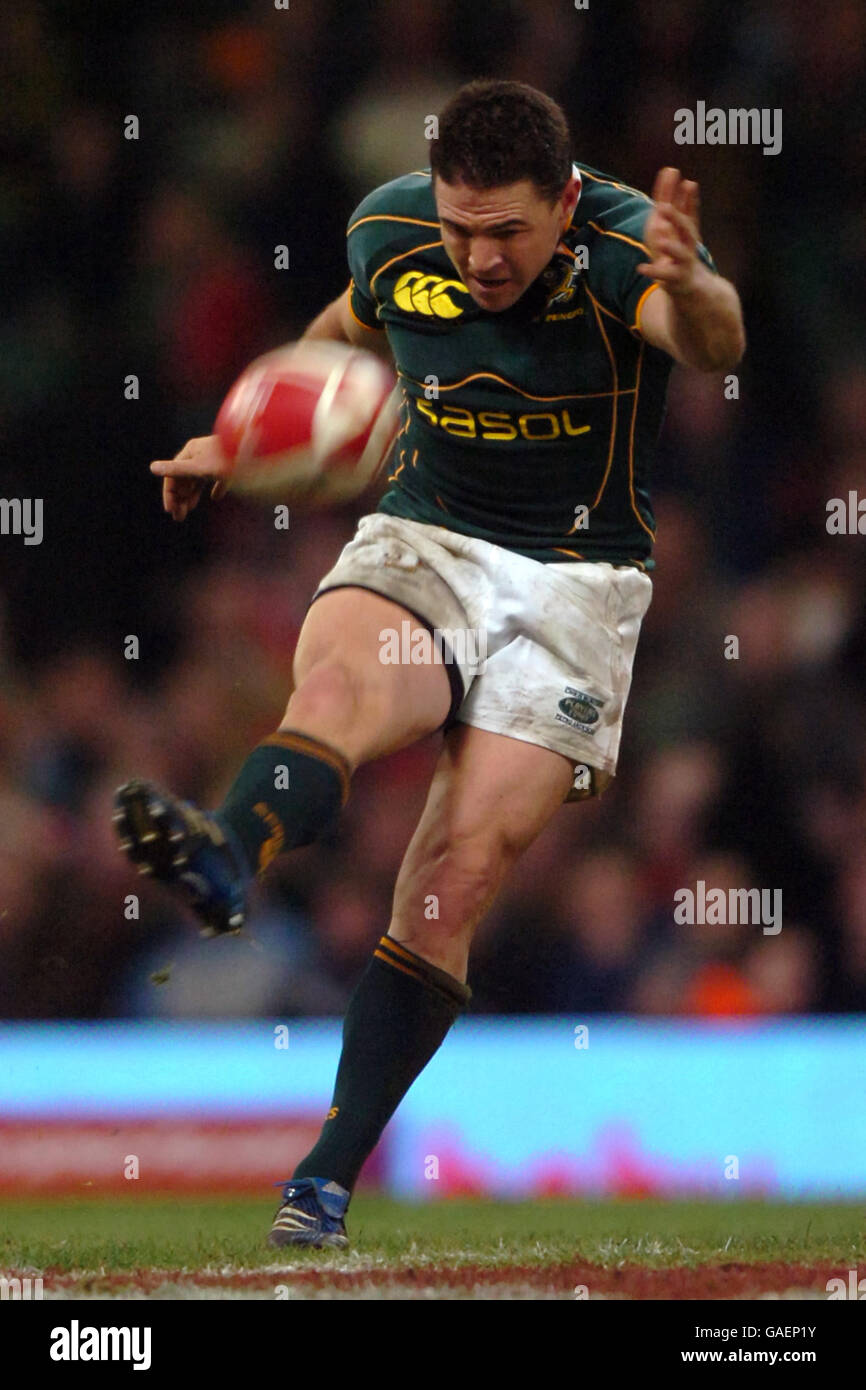 Rugby Union - Prince William Cup - Wales v South Africa - Millennium ...