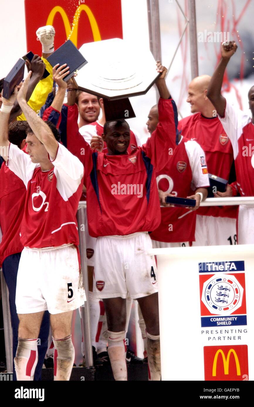 Soccer - FA Community Shield - Arsenal v Liverpool Stock Photo - Alamy