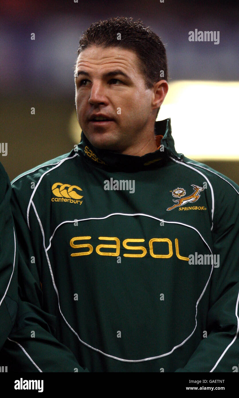 Rugby Union - Prince William Cup - Wales v South Africa - Millennium ...