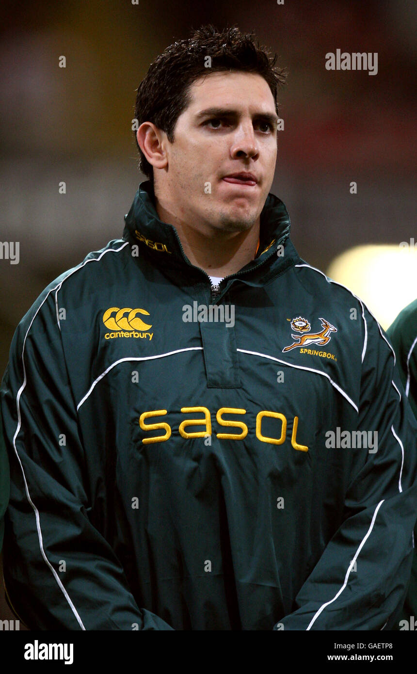 Rugby Union - Prince William Cup - Wales v South Africa - Millennium ...