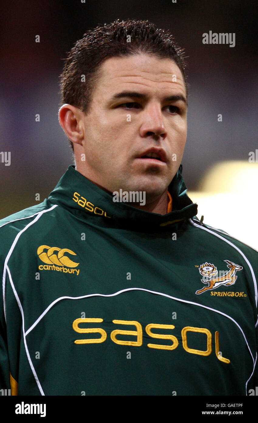 Rugby Union - Prince William Cup - Wales v South Africa - Millennium ...