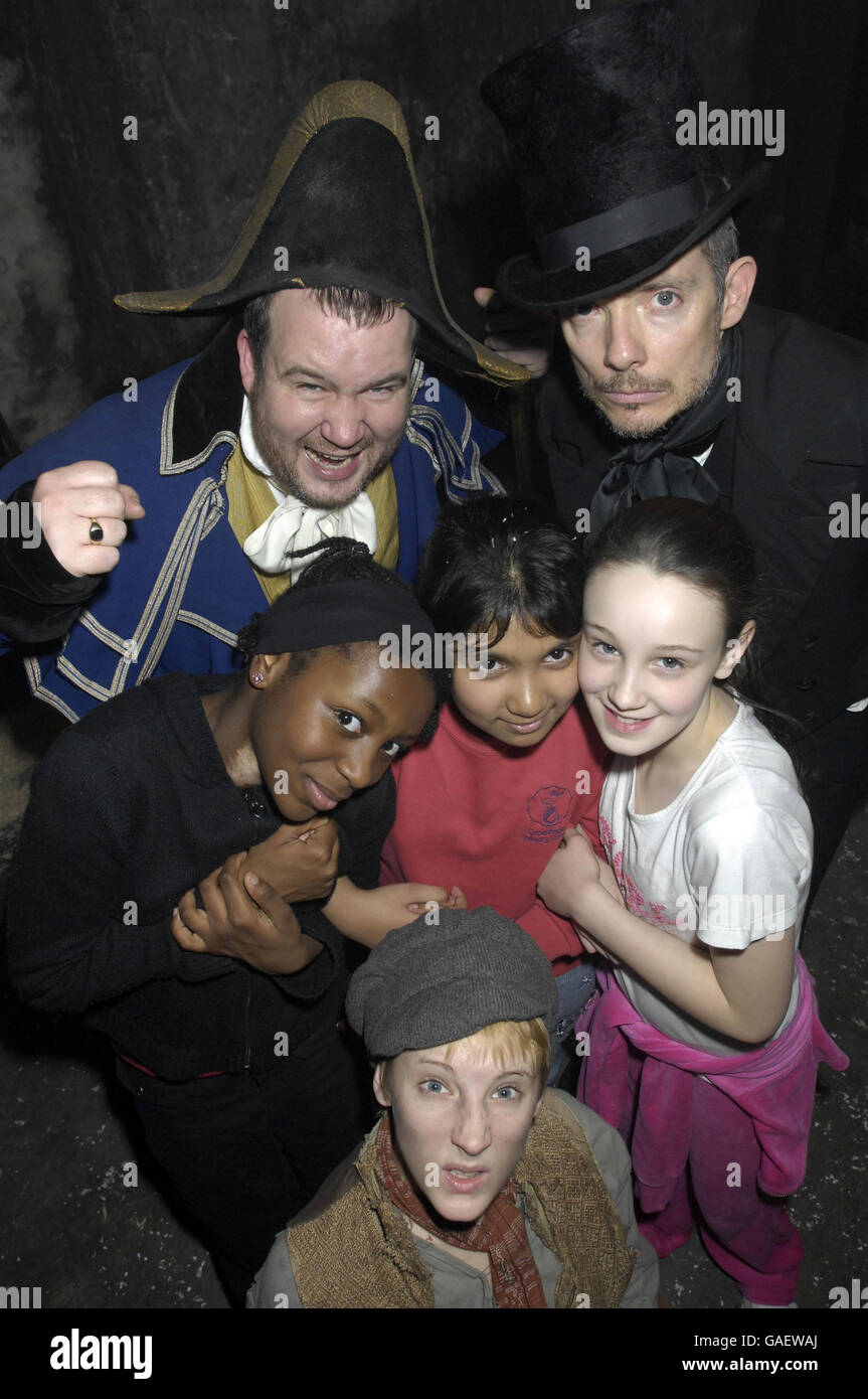Children enjoy themselves some dickensian characters kids company party ...