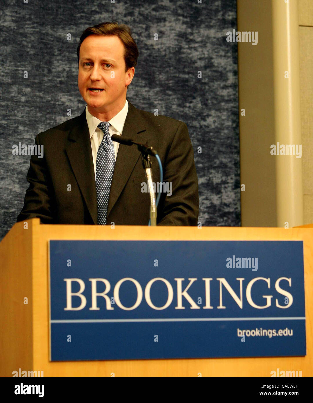 Cameron visits US Stock Photo - Alamy