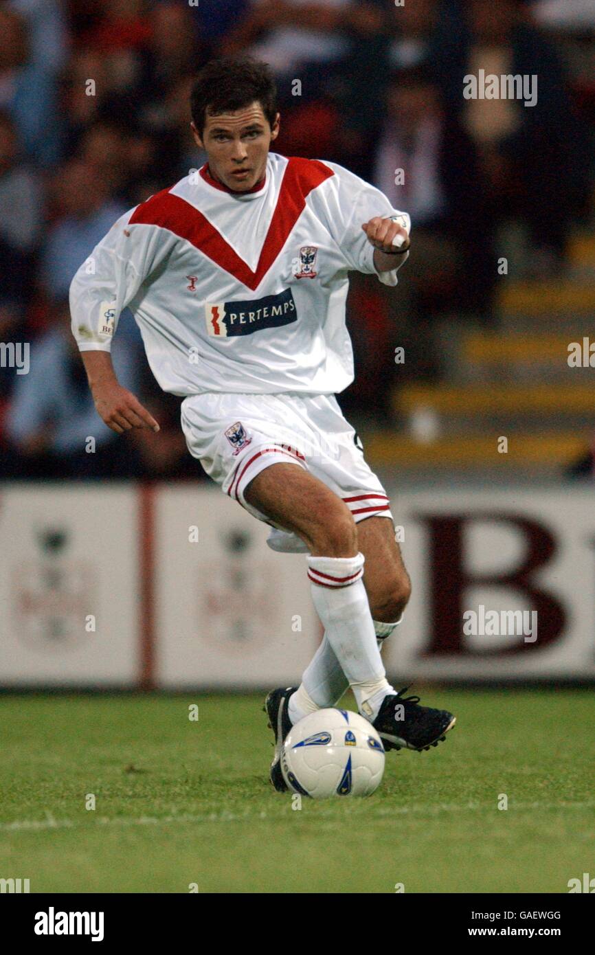Soccer - Bell's Challenge Cup - Round 1 - Airdrie United v Raith Rovers. David McGuire, Airdrie ...