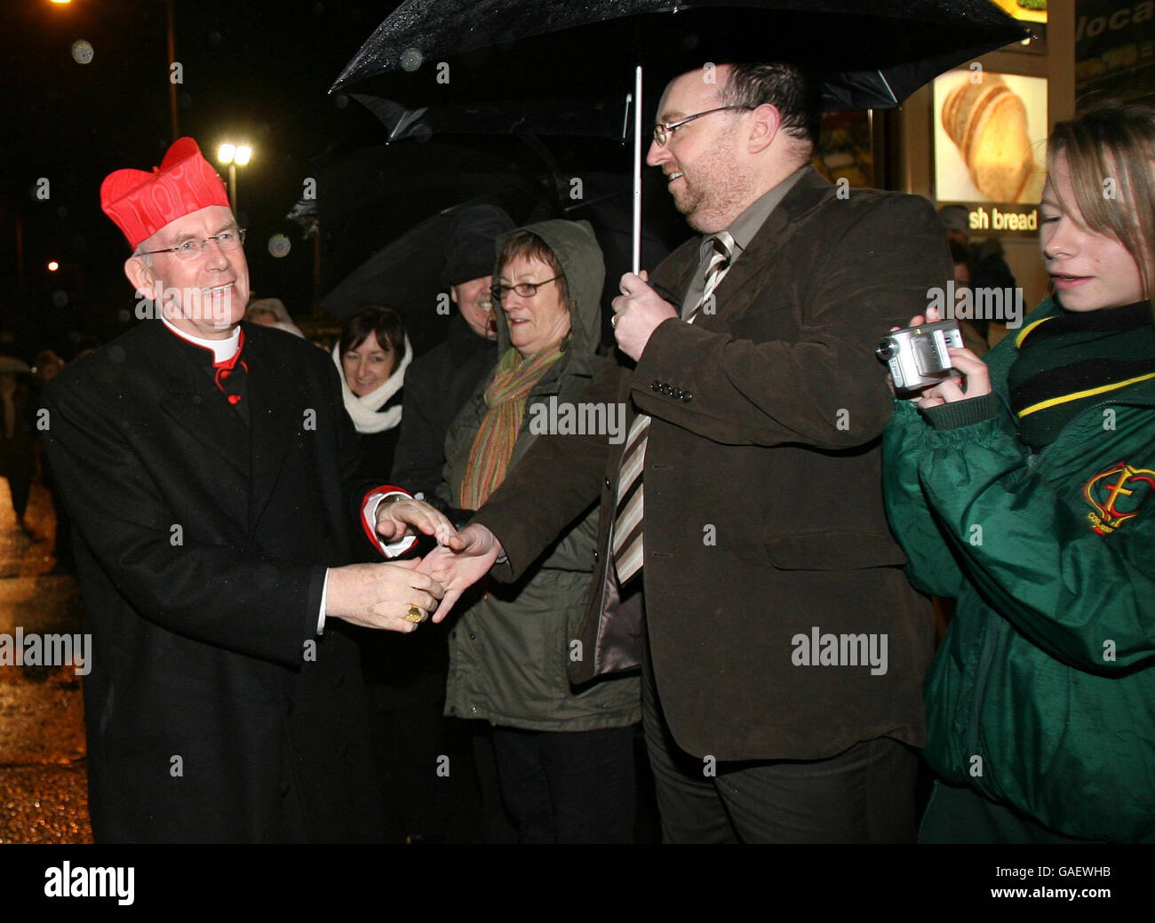 Cardinal Sean Brady returns to Ireland Stock Photo - Alamy