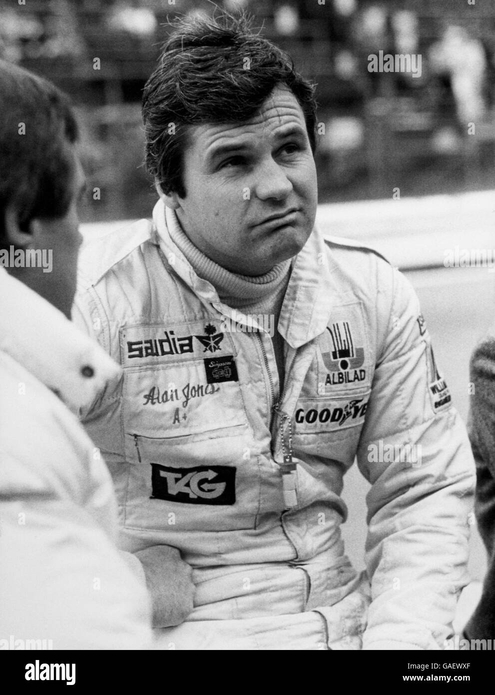 Formula One Motor Racing. Alan Jones Stock Photo - Alamy